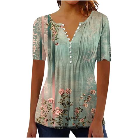 Chaoheng Plus Size Women Tops Short Sleeve Summer For Women Tops