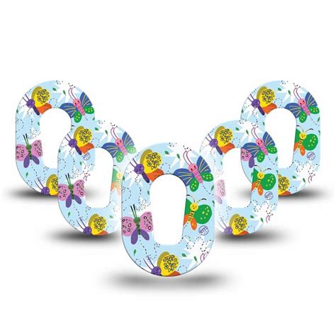 Expressionmed Cute Butterflies Dexcom G6 Mini Patch Cute Butterfly Dexcom Mini