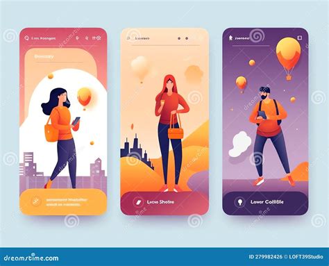Generative Ai Doubts And Confusion Mobile Stock Illustration