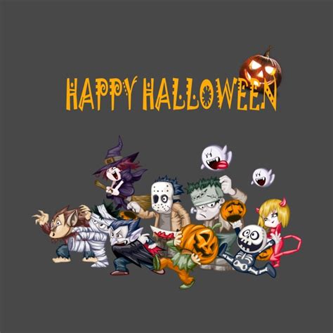 Squad Hallowen Horror Happy Halloween Day T Shirt Teepublic