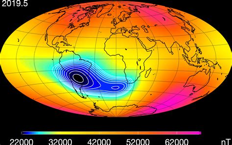 Recent Evolution Of The South Atlantic Anomaly Coresat