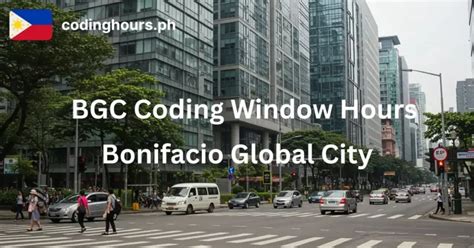 Quezon City Coding Hours And Qc Coding Window Hours Codinghoursph