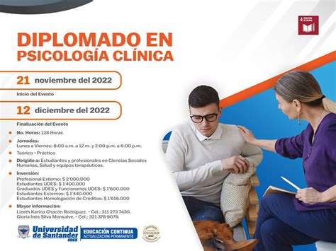 Diplomado En Psicología Clínica Educación Continua Udes Cúcuta