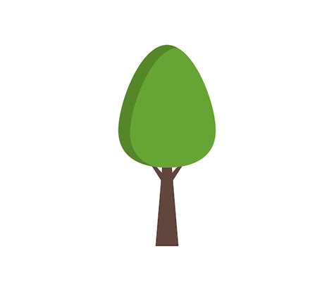 Premium Vector Tree On Background