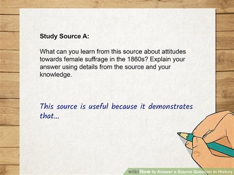 How To Answer A Source Question In History 12 Steps