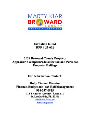 Fillable Online 2024 Broward County Property Fax Email Print PdfFiller