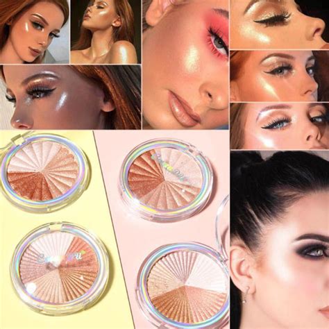 Korean Highlighter Glitter Highlighter Palette Face Powder Shimmer