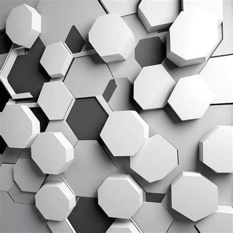 Premium Photo Abstract 3d Rendering Of Geometric Shapes A Composition In Dimensions