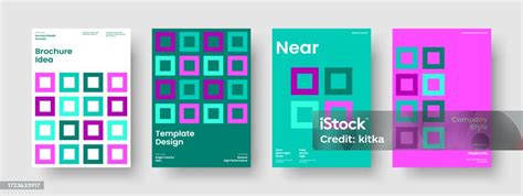 Desain Poster Terisolasi Template Latar Belakang Modern Tata Letak