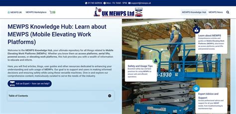 What Is A MEWP Complete Guide To Scissor Lifts Cherry Pickers More UK MEWPS Ltd