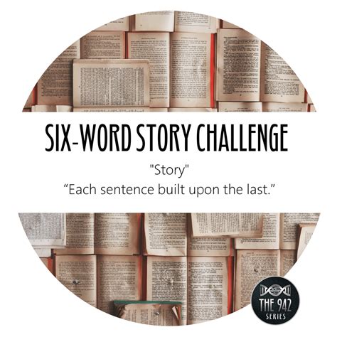 Six Word Story Challenge “story” J I Rogers Author
