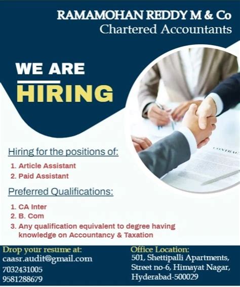 Ca Ashok Kumar Reddy Kalluri On Linkedin If You Are Looking For