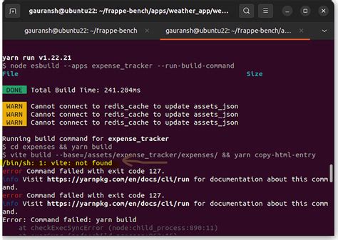 Cant Install Frappe App With React On Local Bench Ubuntu 2204 Frappe V15 Frappe Framework