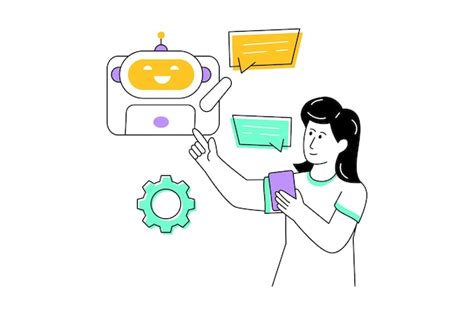 Premium Vector Artificial Intelligence Flat Style Design Vector