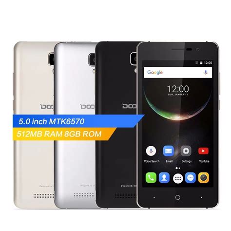 Original Doogee X G Smartphone Inch Android MTK Dual Core Cellphone GHz MB