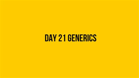 Hackerrank Day Generics Days Of Code Solution