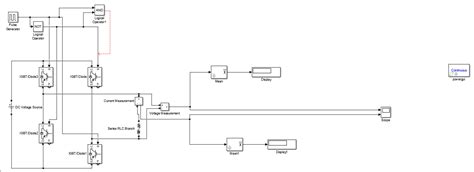 Onduleur monophasé à trois niveaux Simulink
