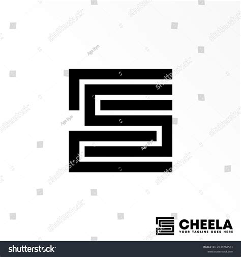 Letter Word Ccs Font Line Flip Stock Vector Royalty Free 2035268561