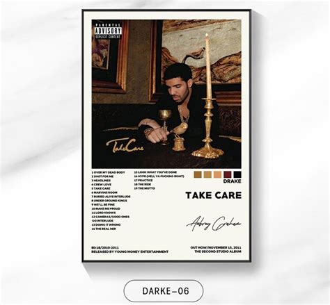 Drake Custom Album Cover Drake Poster Prints Custome Sizes Etsy