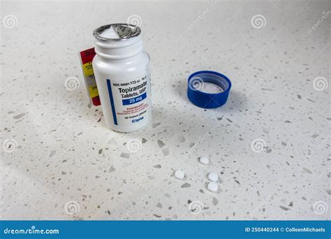Seattle Wa Usa Circa May 2022 Angled View Of A Bottle Of Topiramate