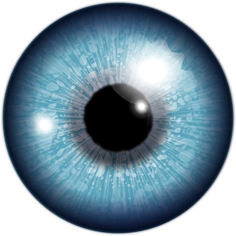 Blue Pupil Image Free Svg