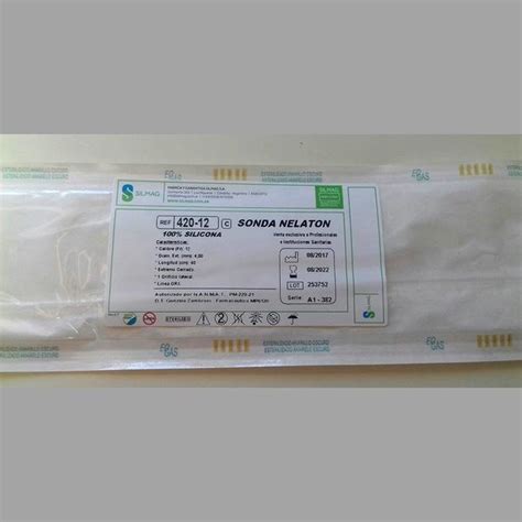 SONDA NELATON SILMAG 420 12 Silicona Insumotienda