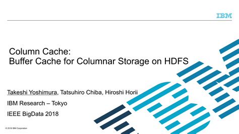 PDF Column Cache Buffer Cache For Columnar Storage On HDFS Disk I O For Data Analytics Is