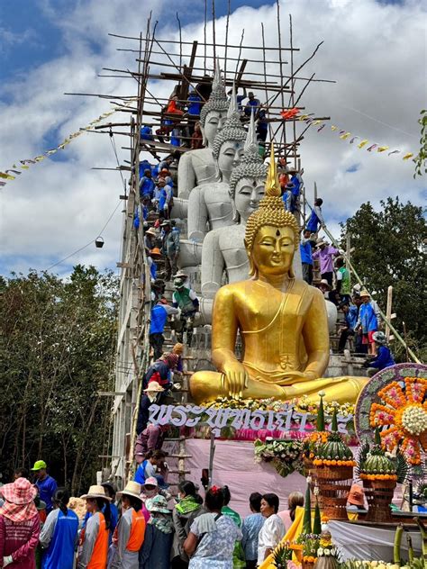 วัดใหม่สามัคคีธรรม บ้านม่วง อ พิมาย จ นครราชสีมา วันวิสาขบูชา วัดใหม่สามัคคีธรรมบ้านม่วง