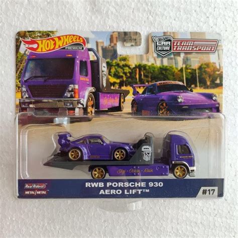 Hot Wheels Premium Car Culture Team Transport Rwb Porsche 930 And Aero