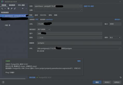 用 jetbrains datagrip 连接 huawei opengauss itdevwu blog