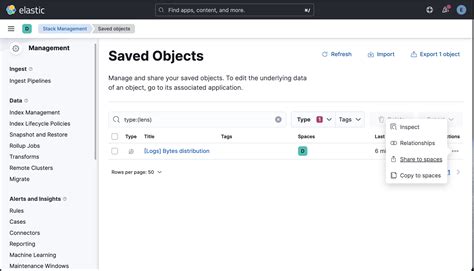 [lens] Make Lens Visualizations Shareable Across Spaces · Issue 168387
