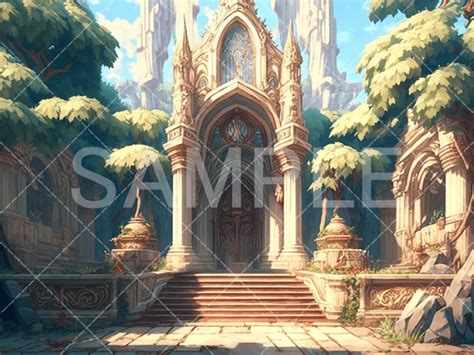 【背景素材】聖堂・神殿3種 007 テラシュールウェア Booth