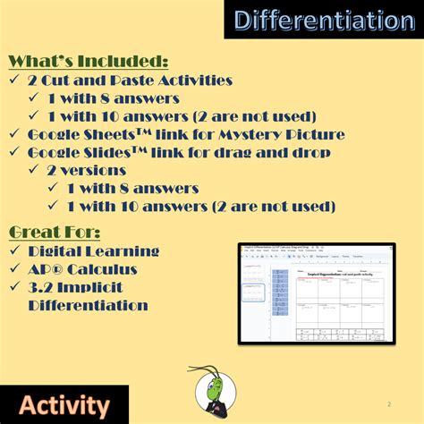 implicit differentiation cut and paste for ap® calculus 3 2 made by