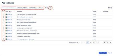 Manage Test Execution