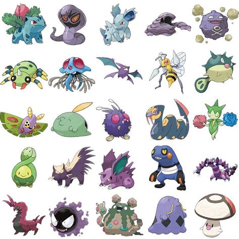 Poison Type Pokemon Type Pokemon Pokemon Cute Pokemon Pictures