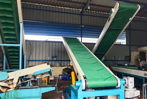 Fork Stacker Mild Steel Bag Stacking Conveyor For Material Handling