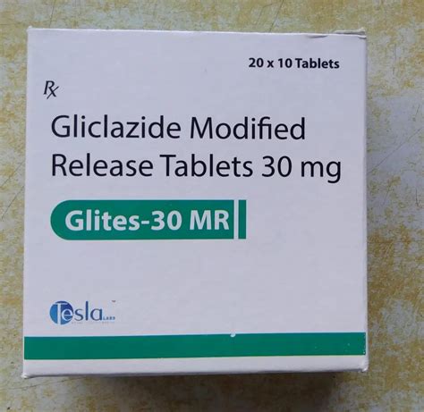 Gliclazide Modified Release Tablet Strength 30 Mg Packaging Size