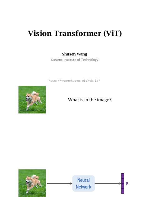 Vision Transformer Vit Shusen Wang Descargar Gratis Pdf