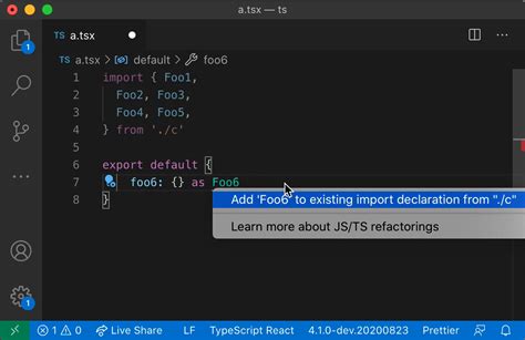 Typescript Auto Import Put Comma In Wrong Position · Issue 40219 · Microsofttypescript · Github