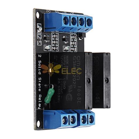 Channel DC V Relay Module Solid State High And Low Level Trigger V A