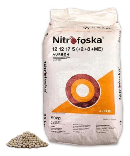 50kg Fertilizante Nitrofoska Special 12 12 17 2 8 Me Cesped