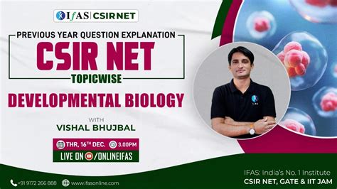 Csir Net Life Science Developmental Biology Pyq Topic Wise Explanation