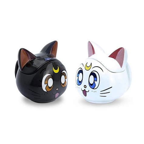 Abystyle Tasse Sailor Moon 3d Tassen Set Luna And Artemis