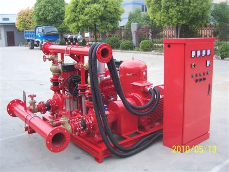 Nfpa 20 Standard Edj Packaged Fire Pump Fire Fighting Pump 500gpm