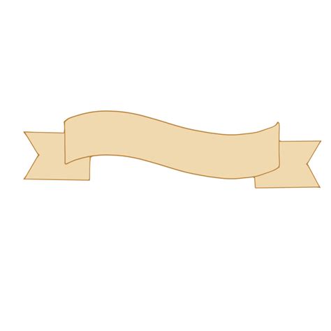 Yellow Gold Pastel Ribbon 23220974 Png