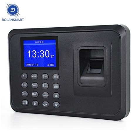 Biometric Fingerprint Time Attendance System Clock Recorder Employee Recognition Recording