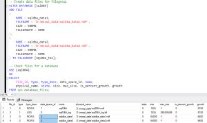 Adding A Filegroup In SQL Server DBASco