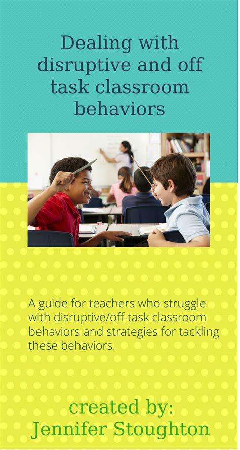Disruptive And Off Task Behaviors By Jlstoughton Flipsnack
