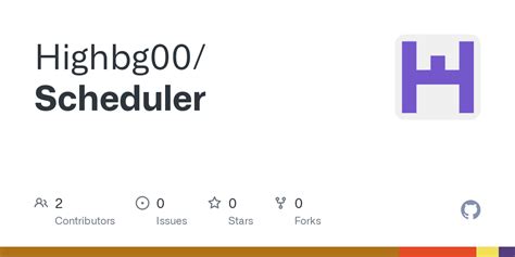 Github Highbg Scheduler