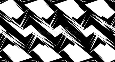 Bold Zig Zag Pattern Stock Illustration Illustration Of Angular